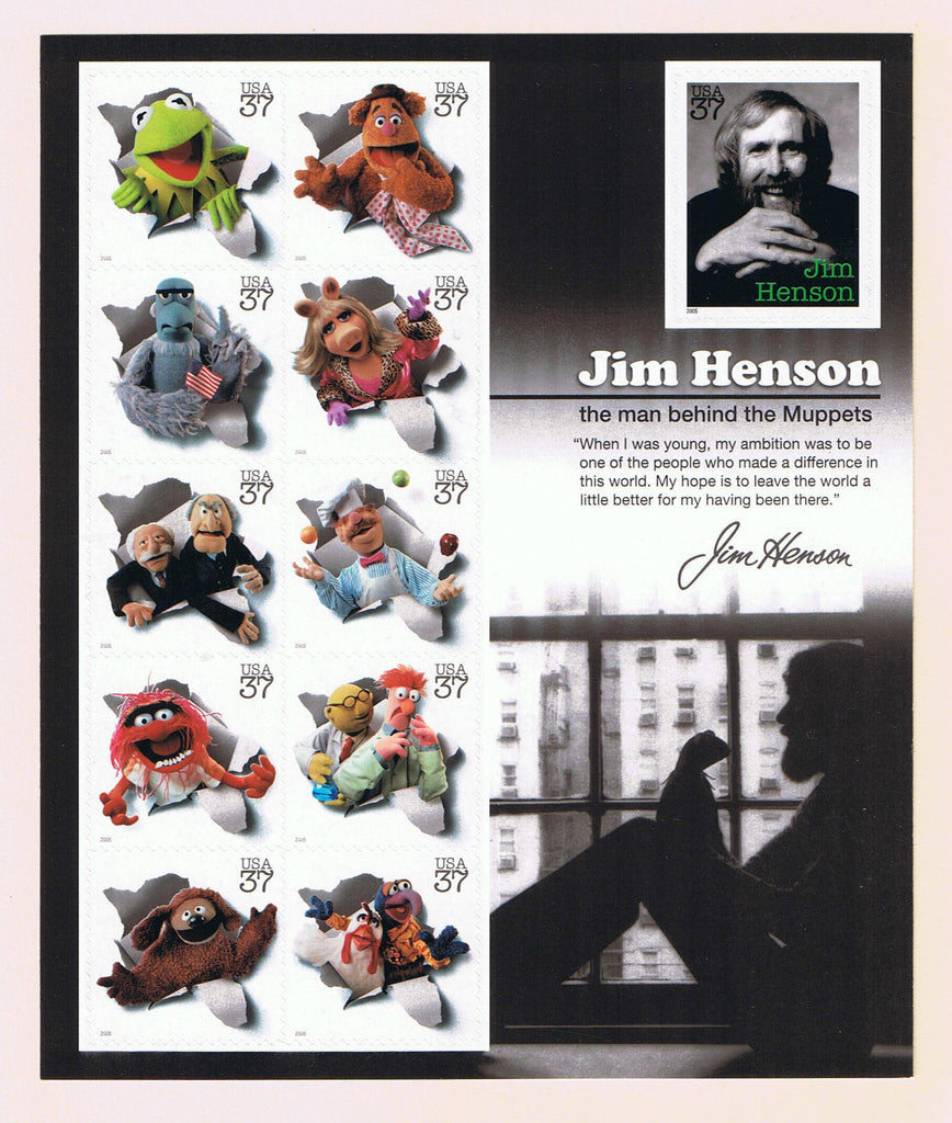 # 3944 (2005) Jim Henson & the Muppets - Pane, MNH - AT FACE – Robs ...